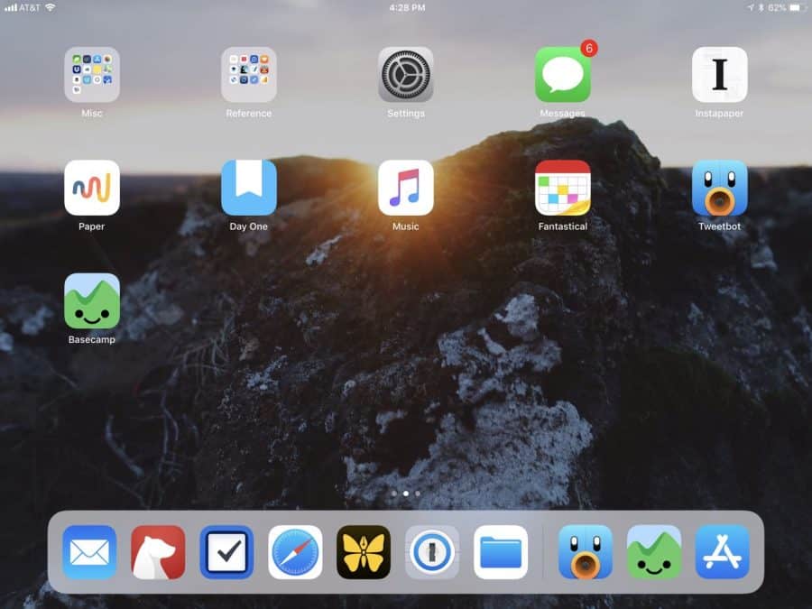 My iPad Home Screen – Shawn Blanc